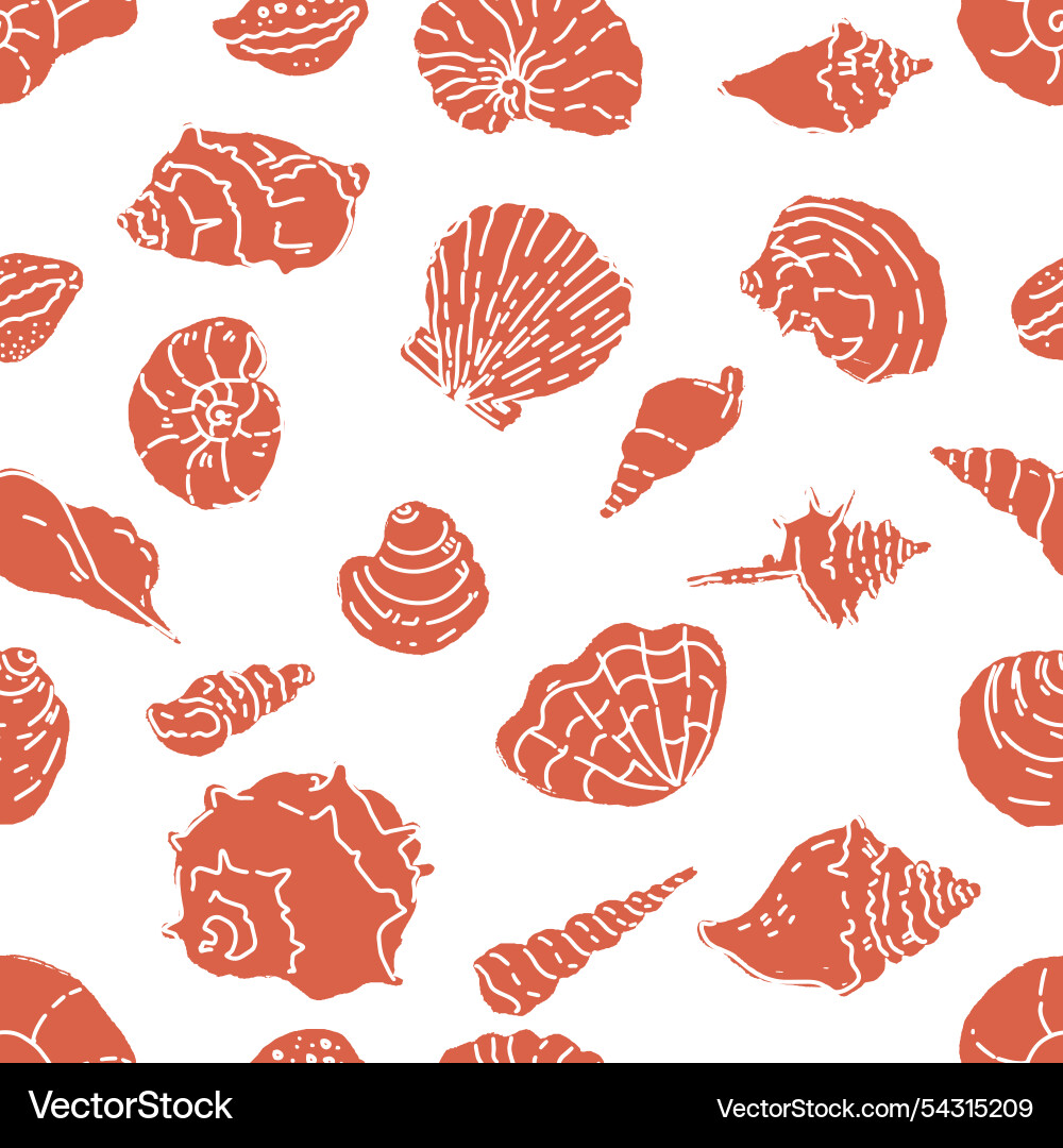 Isolated sea shells Royalty Free Vector Image - VectorStock