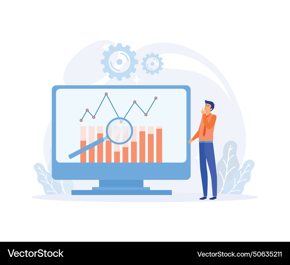 Business intelligence abstract concept Royalty Free Vector