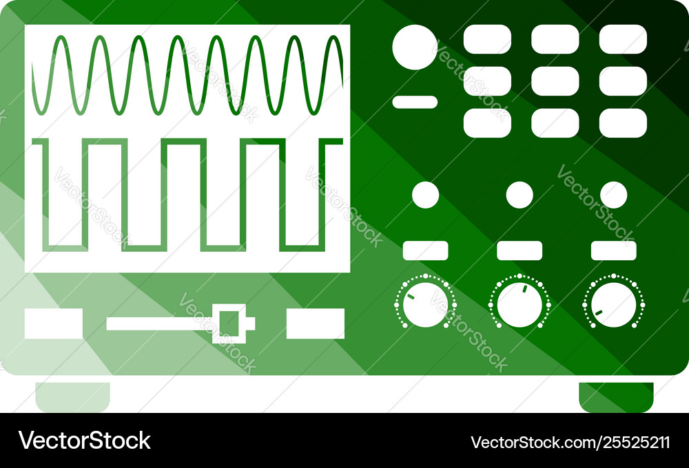 Oscilloscope icon Royalty Free Vector Image - VectorStock