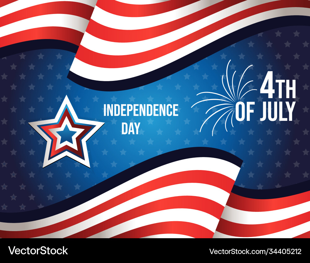 Fourth of July Celebration Royalty Free Vector Image