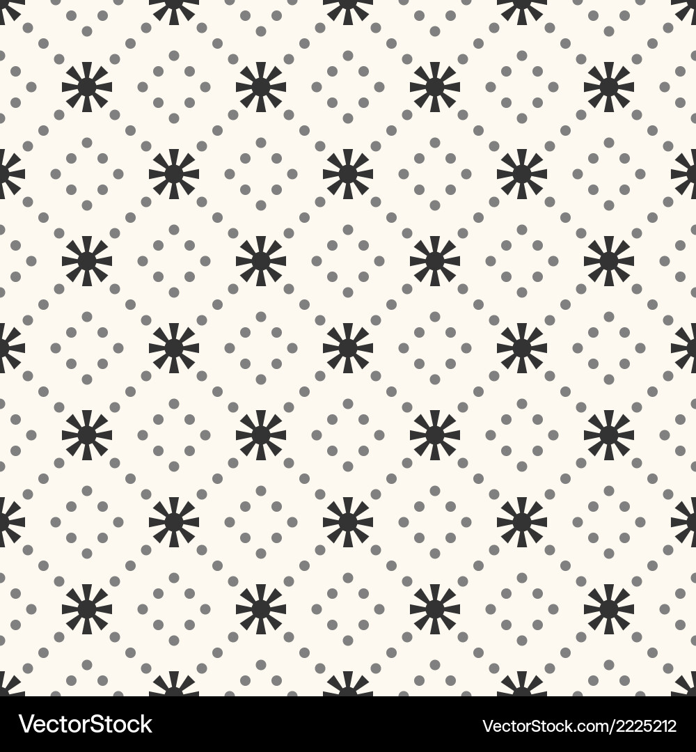 Sun & Dot Pattern Royalty Free Vector Image