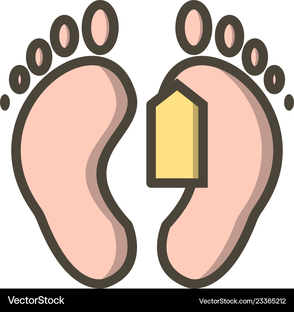 Toe tag icon Royalty Free Vector Image - VectorStock