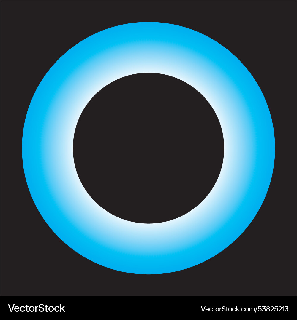 Abstract design with circles and blue gradients Vector Image