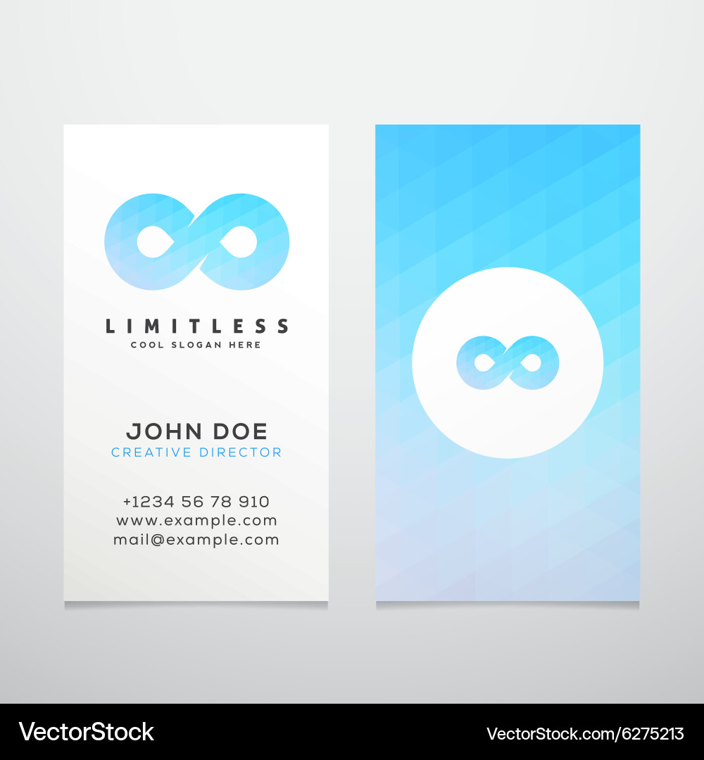 Abstract limitless infinity symbol icon Royalty Free Vector