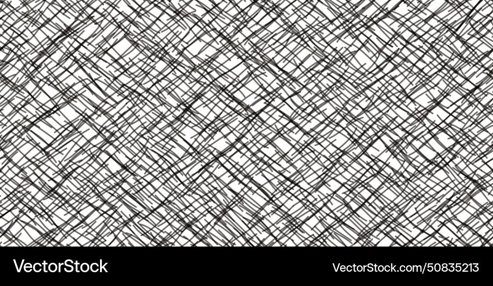 Black and white overlay seamless crosshatch Vector Image