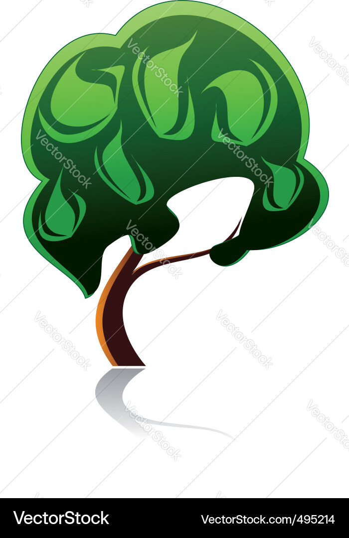 Baum Icon Lizenzfreies Vektorbild - VectorStock