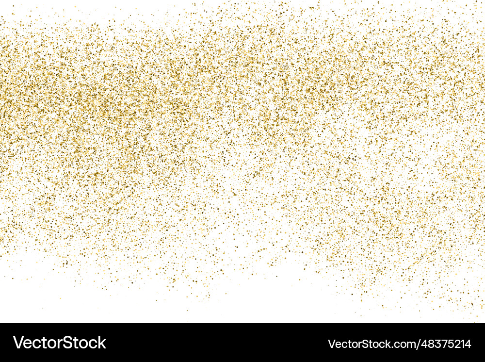 Gold Glitter Textur Lizenzfreies Vektorbild - VectorStock