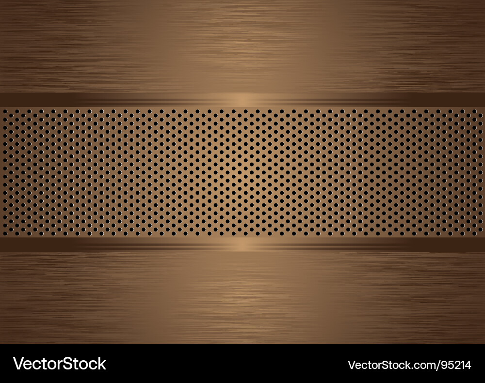 Gratted bronze brushed Royalty Free Vector Image