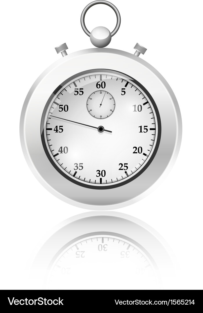 Stop watch Royalty Free Vector Image - VectorStock