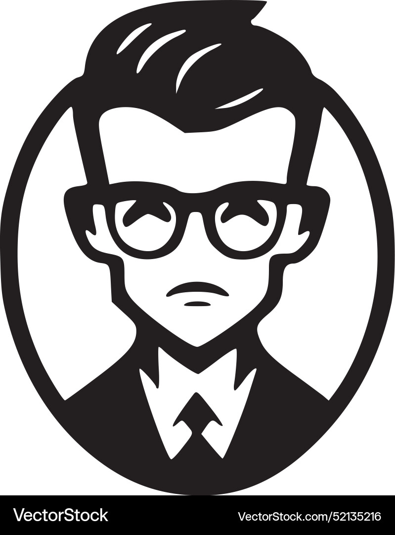 Vintage - black and white isolated icon Royalty Free Vector