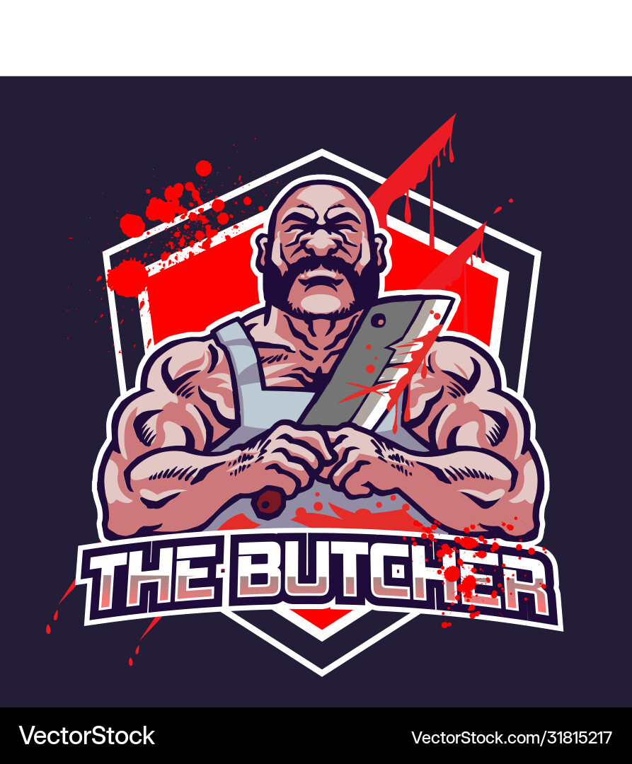 Butcher logo Royalty Free Vector Image - VectorStock