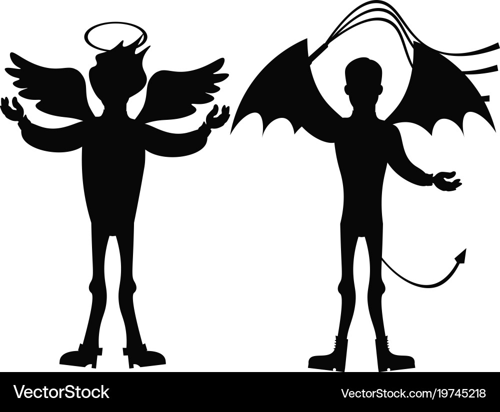 Demon Engel Silhouet
