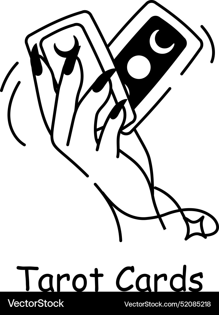 Tarot cards Royalty Free Vector Image - VectorStock