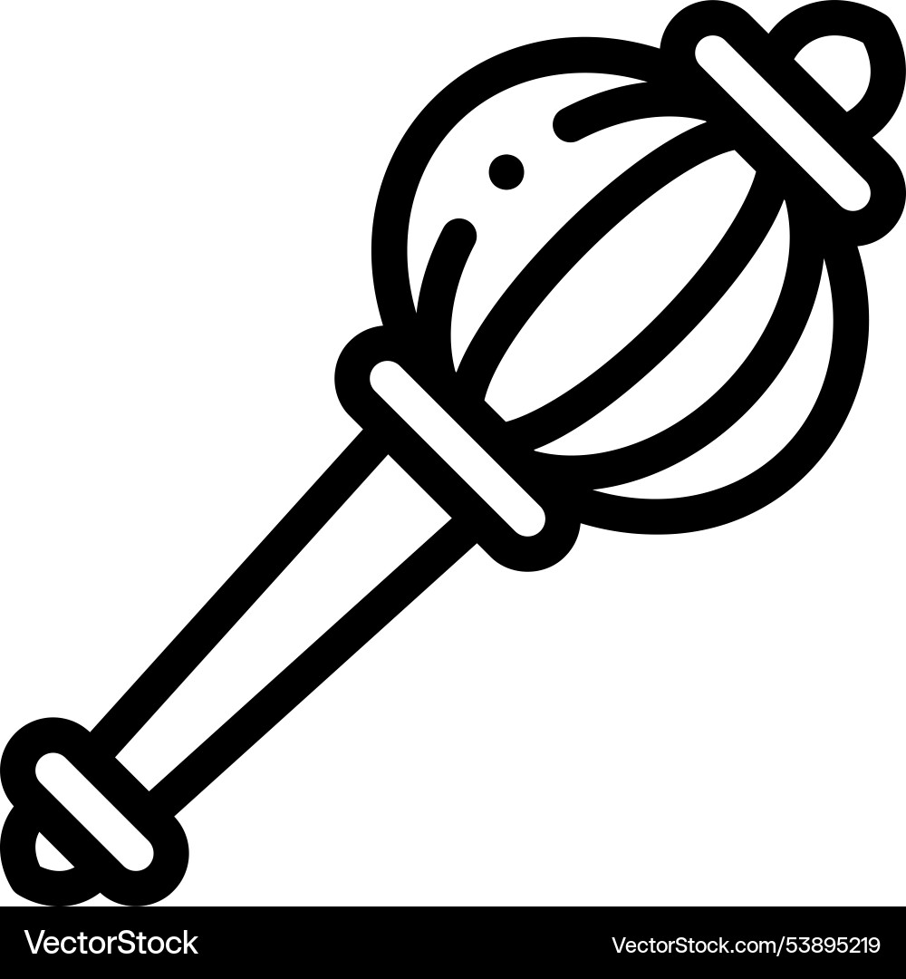 Gadolinium icon thin linear style design isolated Vector Image