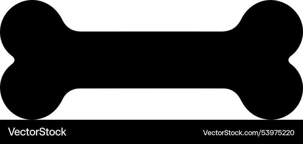 Dog bone Royalty Free Vector Image - VectorStock