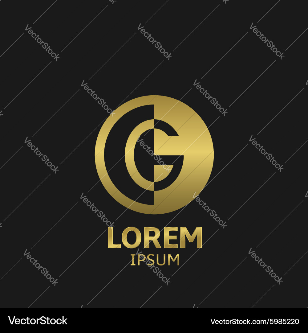 Letter g Royalty Free Vector Image - VectorStock