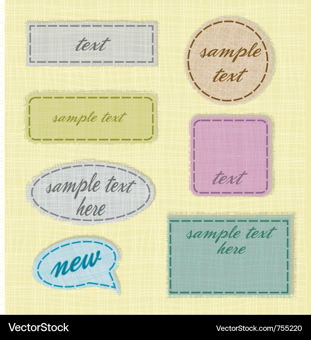 Sticker Royalty Free Vector Image - VectorStock