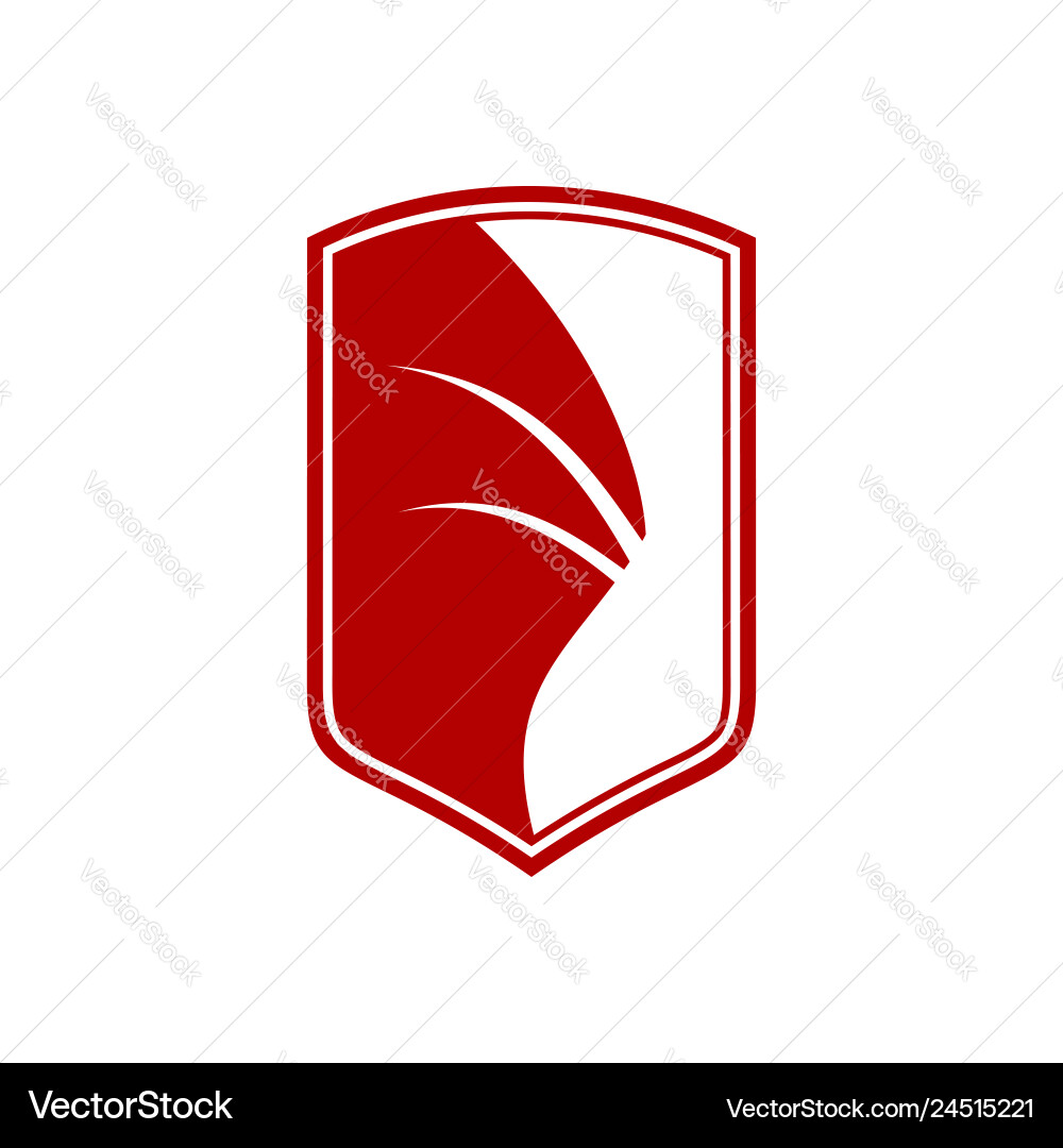 Drachenflügel Schild sigil Symbol Grafik Design Vektorbild