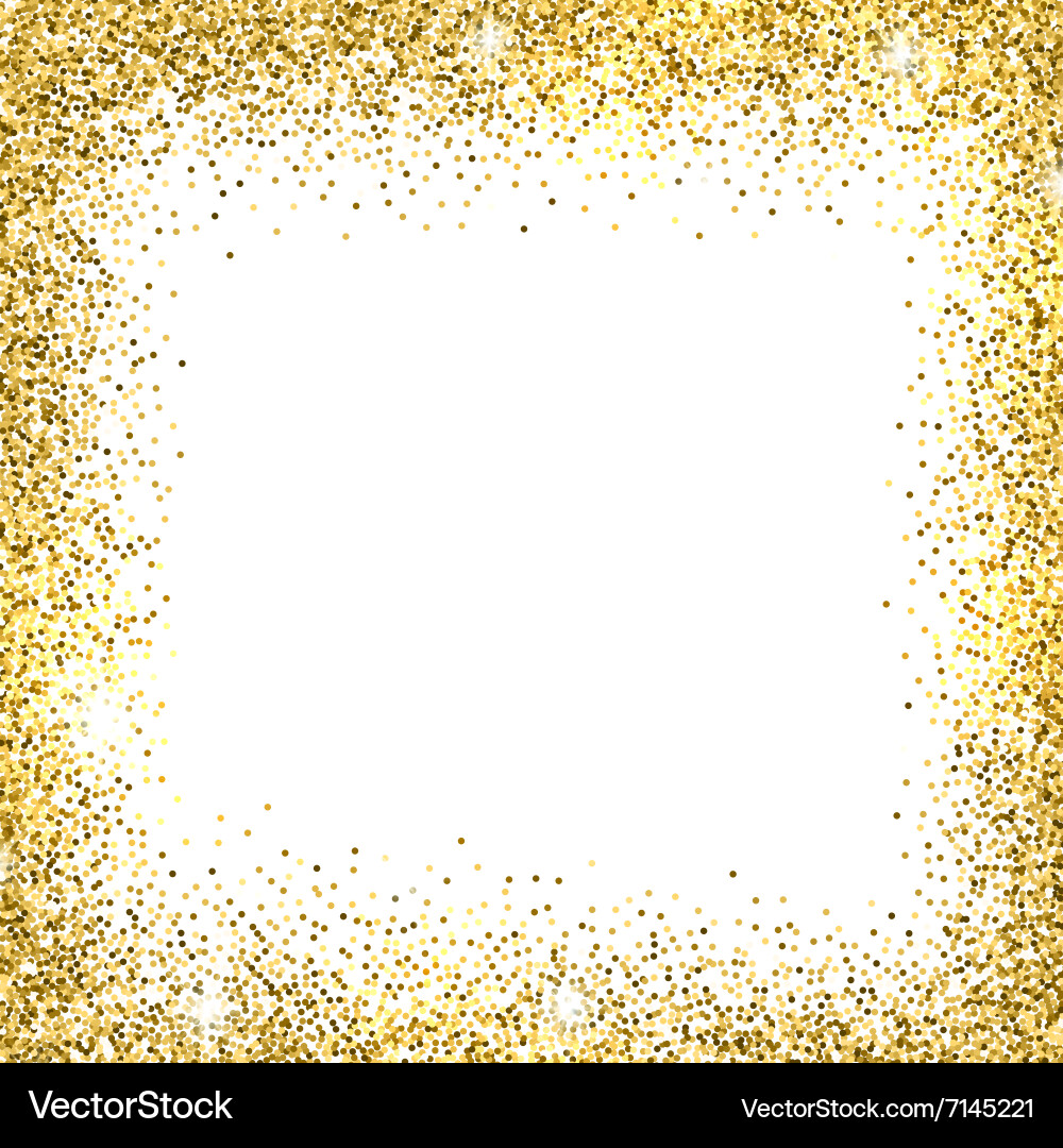 Gold Glitter Sparkle Background Royalty Free Vector Image