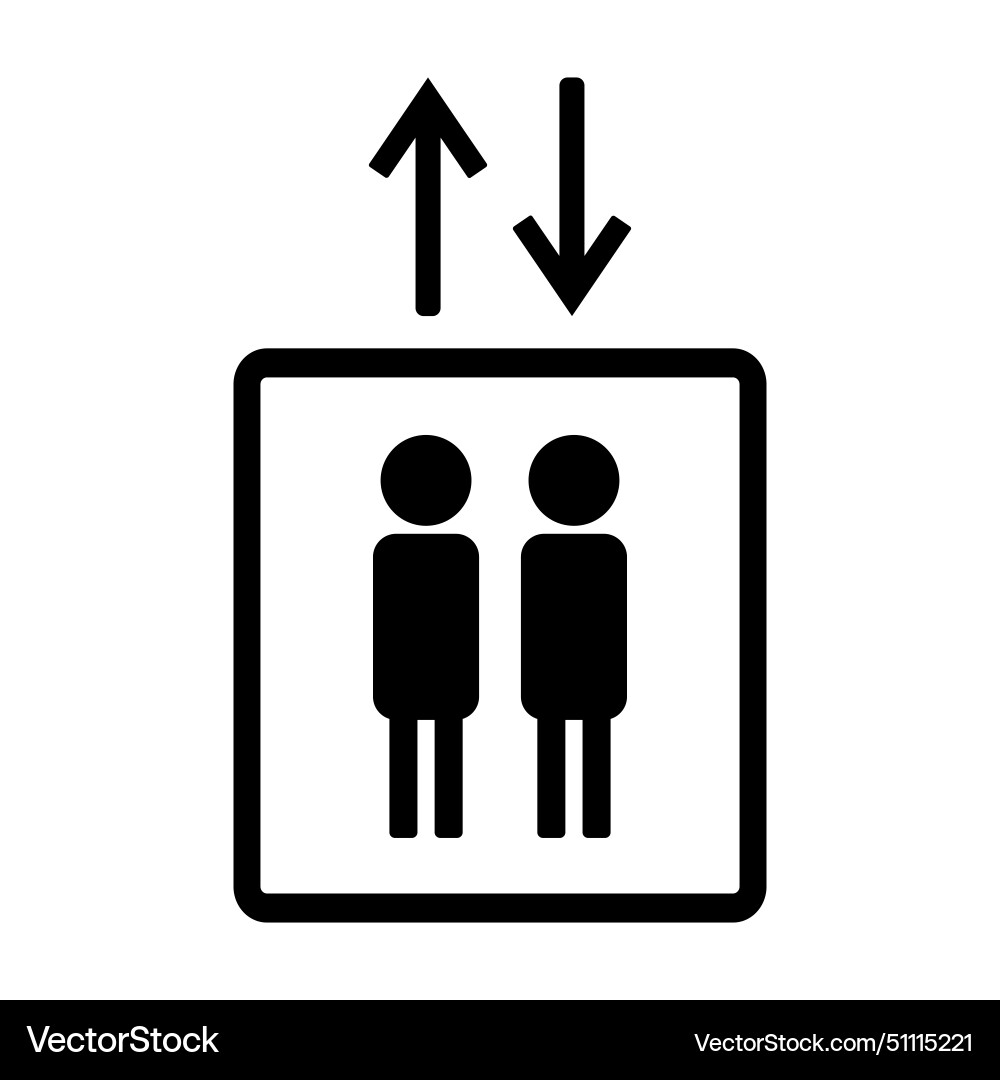 Lift elevator icon sign symbol Royalty Free Vector Image