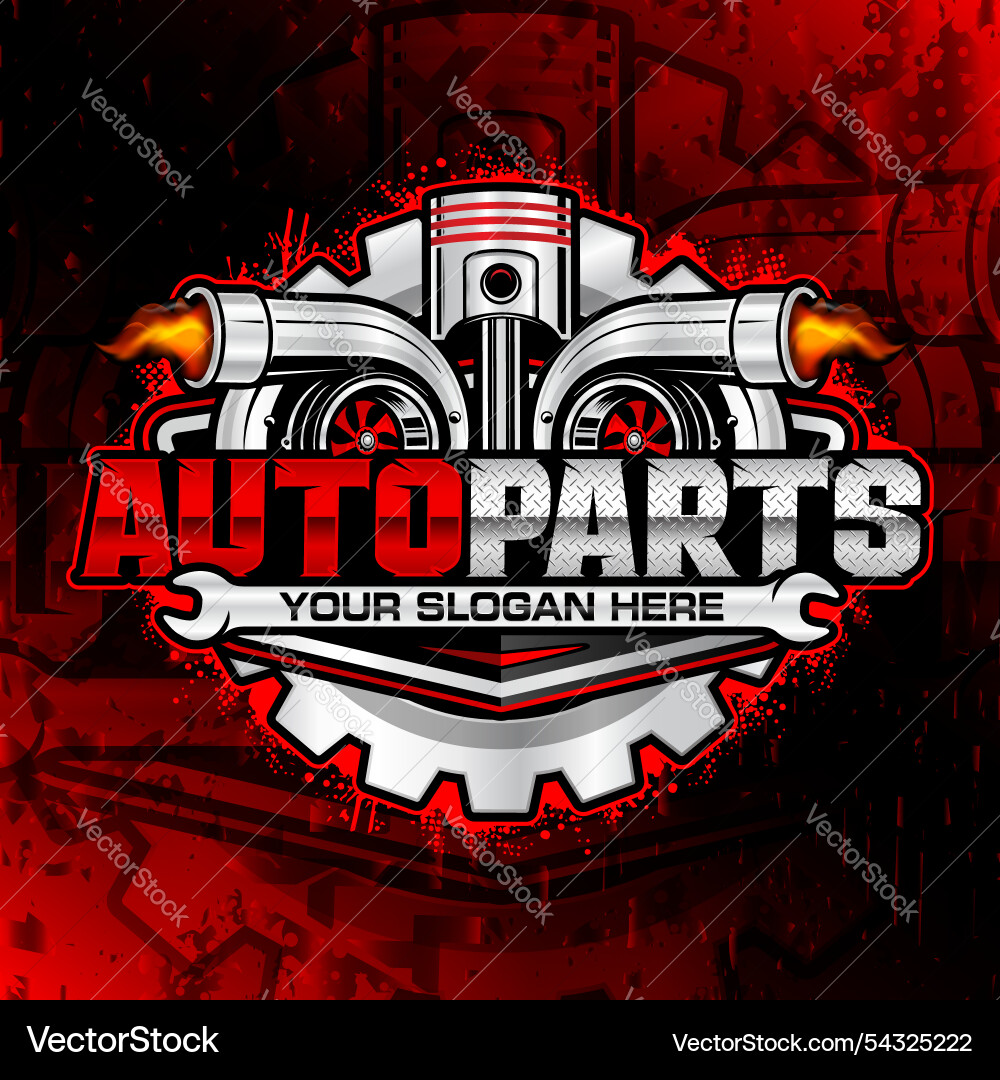 Auto repair and garage logo design template Vector Image