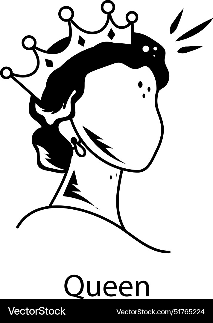 Queen Royalty Free Vector Image - VectorStock