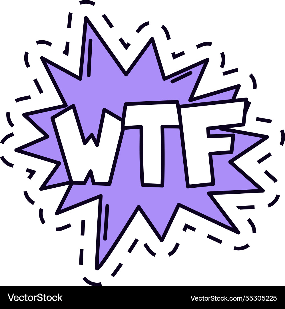 WTF Symbol Cartoon Vector Images (over 260)