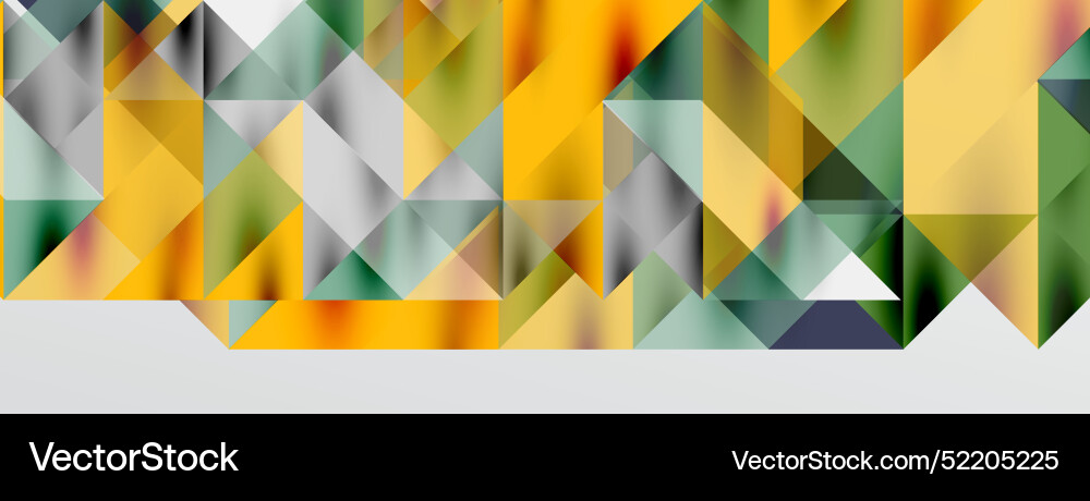 Tech minimal overlapping triangle shapes elements Vector Image