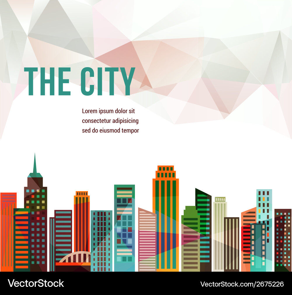 City - background Royalty Free Vector Image - VectorStock