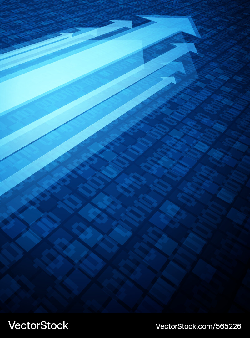 Graph arrows background Royalty Free Vector Image