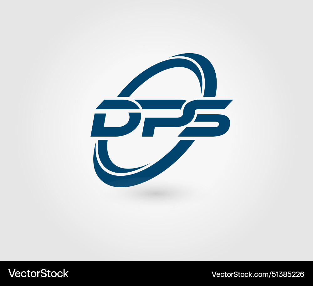 Premium dps letter logo design template Royalty Free Vector