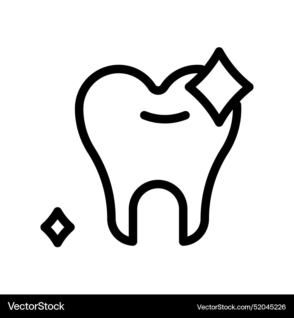 Tooth polish icon design in filled and outlined Vector Image