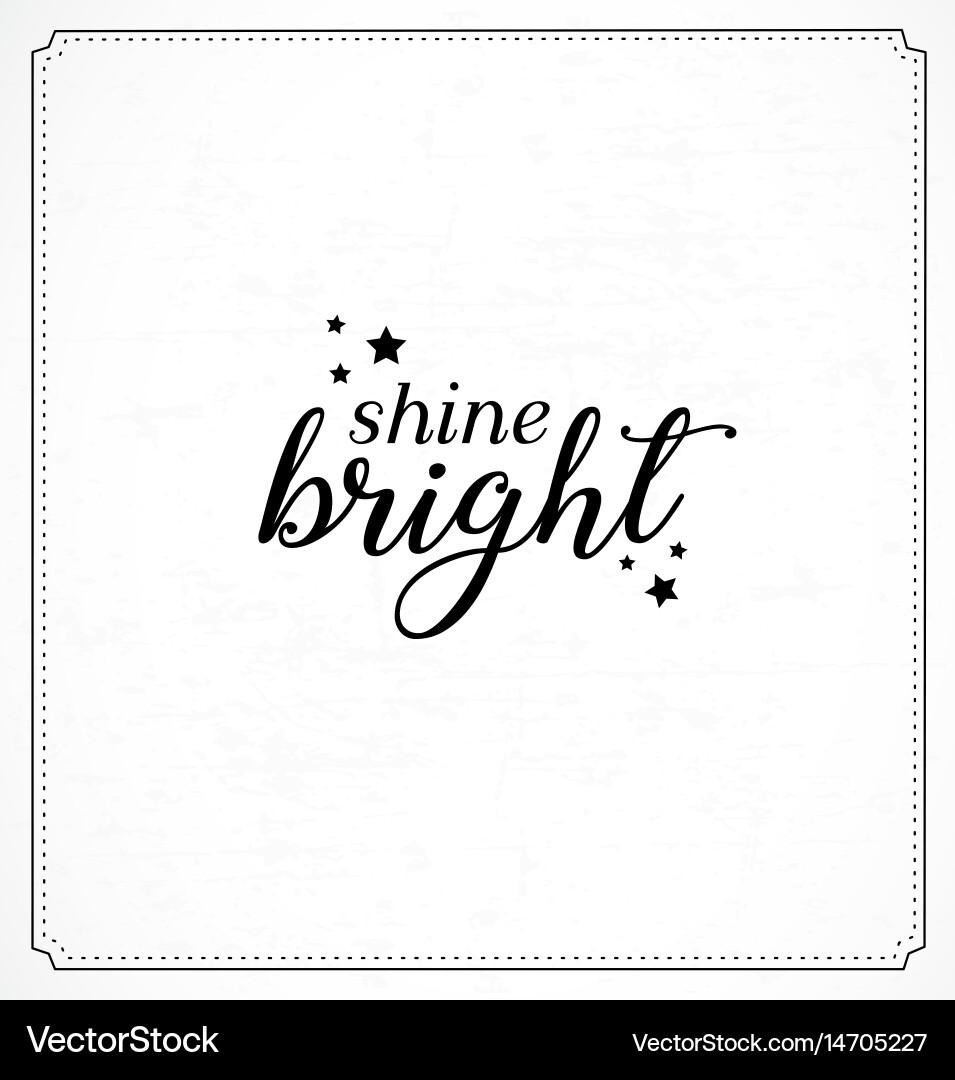 Motivational Typography Quote Royalty Free Vector Image