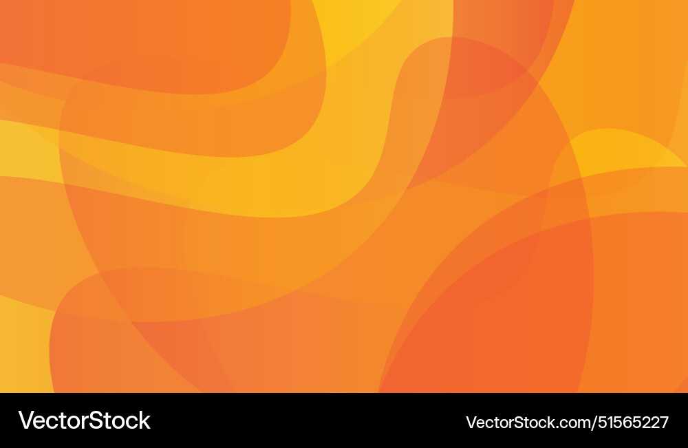 Orange Gradient Wave Background Royalty Free Vector Image