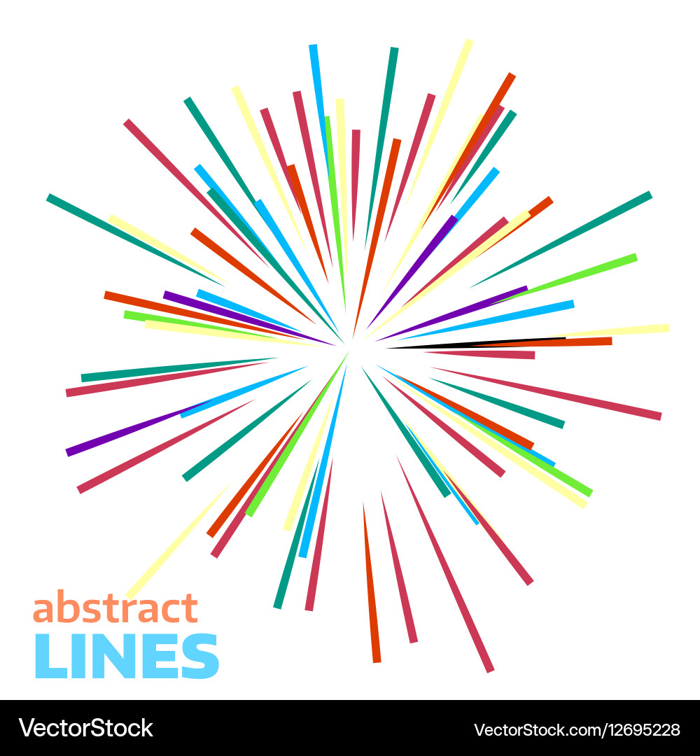 Abstract explosive Royalty Free Vector Image - VectorStock