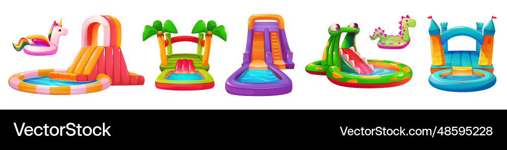 Aquapark water slide icon Royalty Free Vector Image