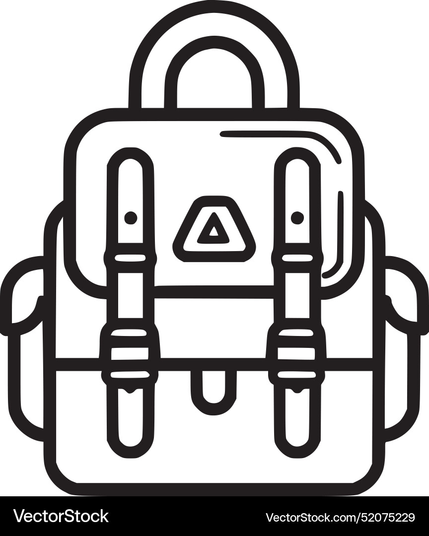 Backpack Royalty Free Vector Image - VectorStock