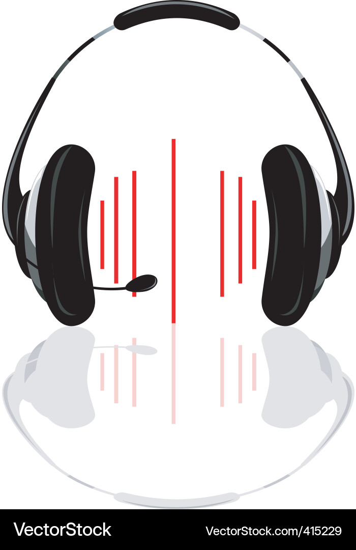 Headphone Royalty Free Vector Image - VectorStock