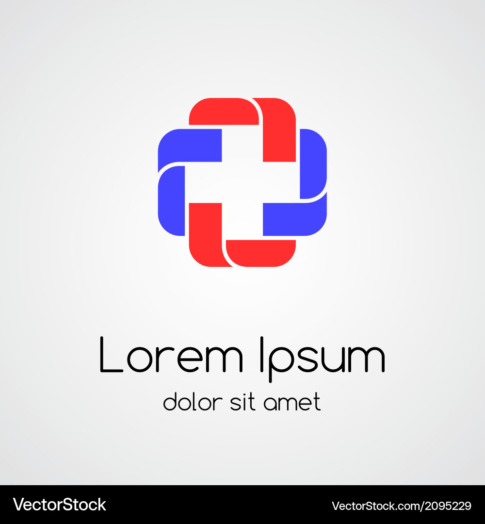 Plus signs set Royalty Free Vector Image - VectorStock