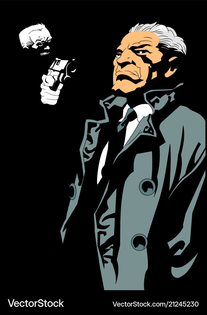 Armed robbery Royalty Free Vector Image - VectorStock