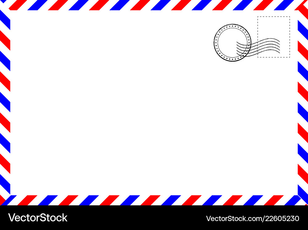 Realistic vintage postcard Royalty Free Vector Image