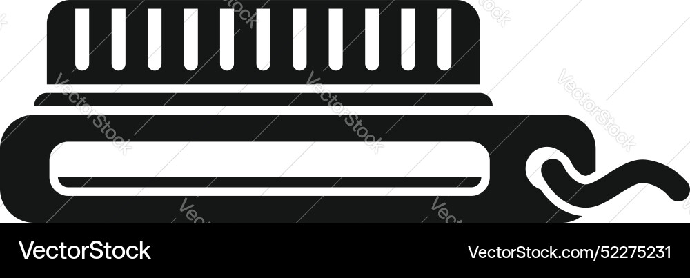 Cleaning brush with handle for pet grooming Vector Image