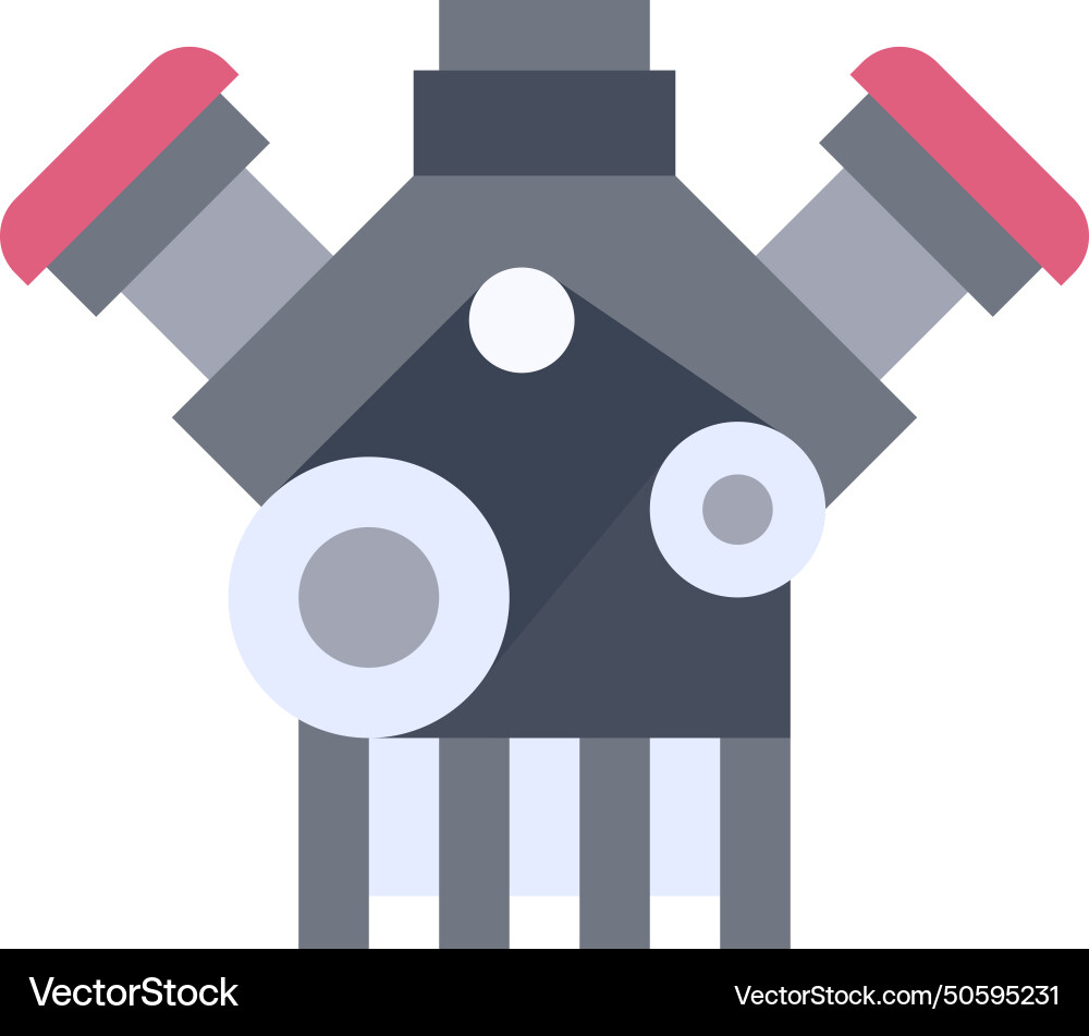 Engine icon car accident and safety related Vector Image