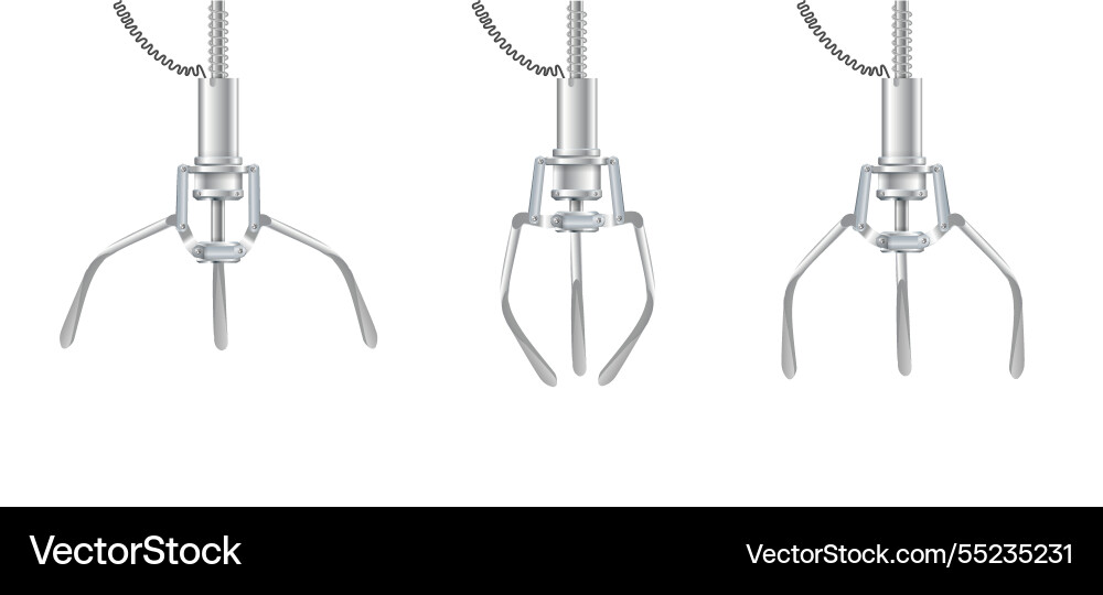 Gripper arm slot machine elevator Royalty Free Vector Image