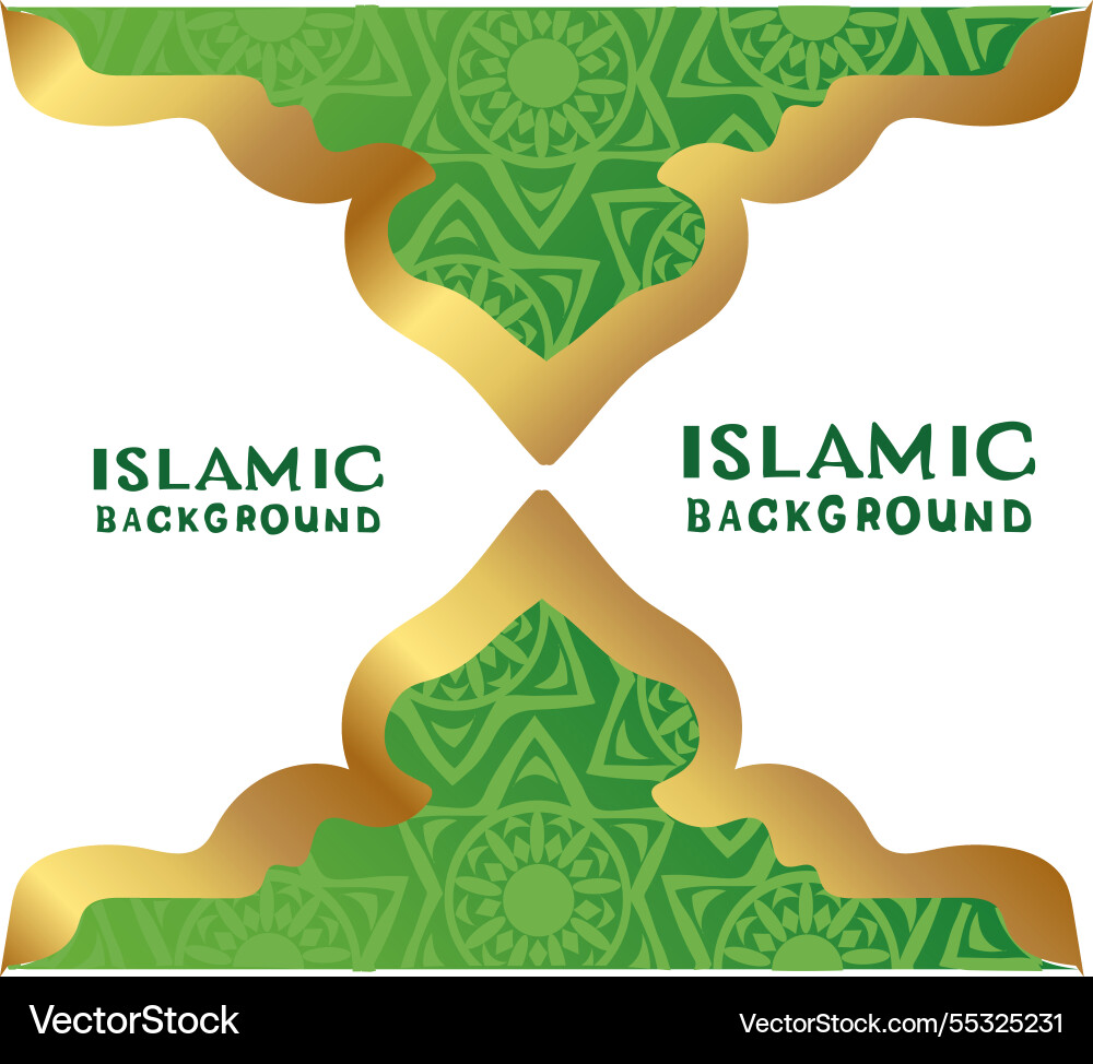 Islamic background free Royalty Free Vector Image