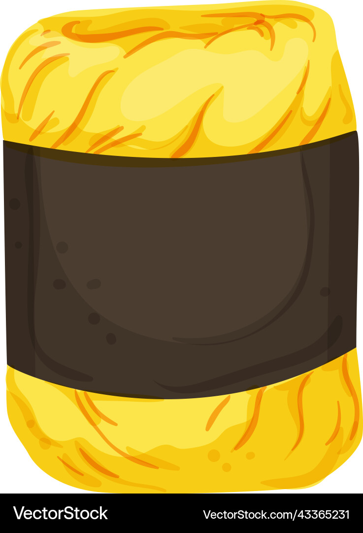 Skein yarn wool cartoon Royalty Free Vector Image