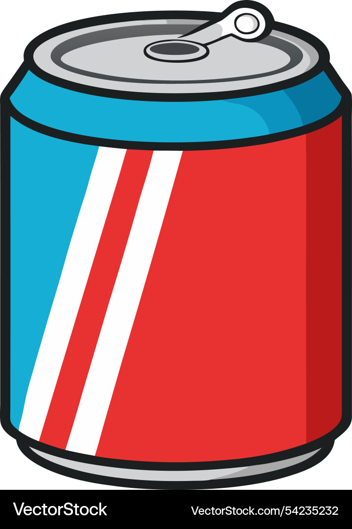 A soda can icon art 2 Royalty Free Vector Image