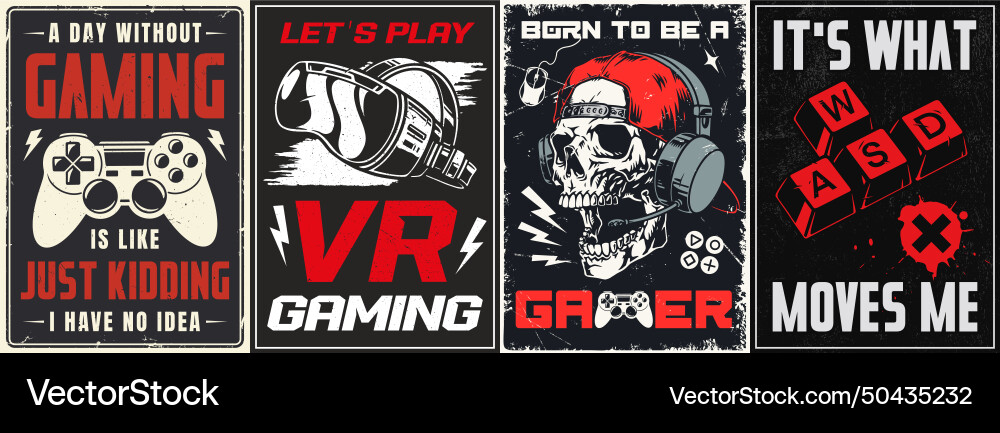 Cyber games colorful set stickers Royalty Free Vector Image