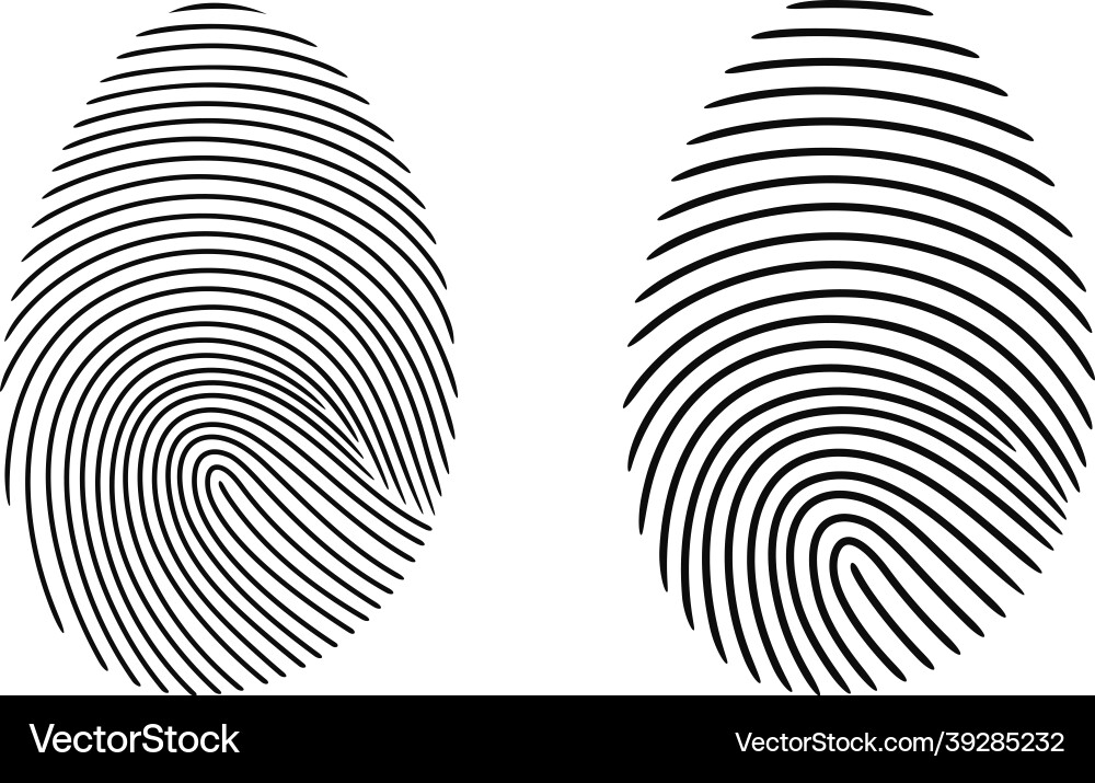Fingerprint Royalty Free Vector Image - VectorStock