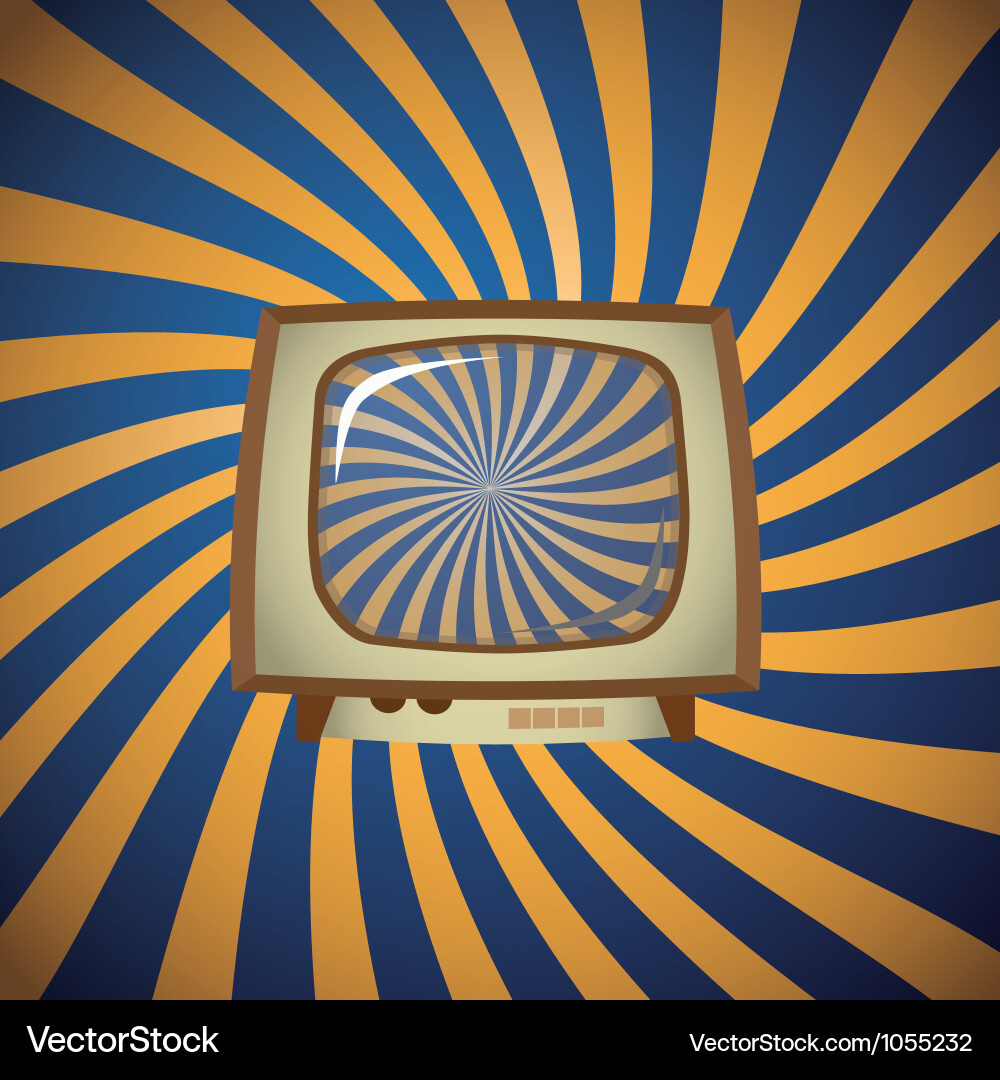 Television graphic Royalty Free Vector Image - VectorStock